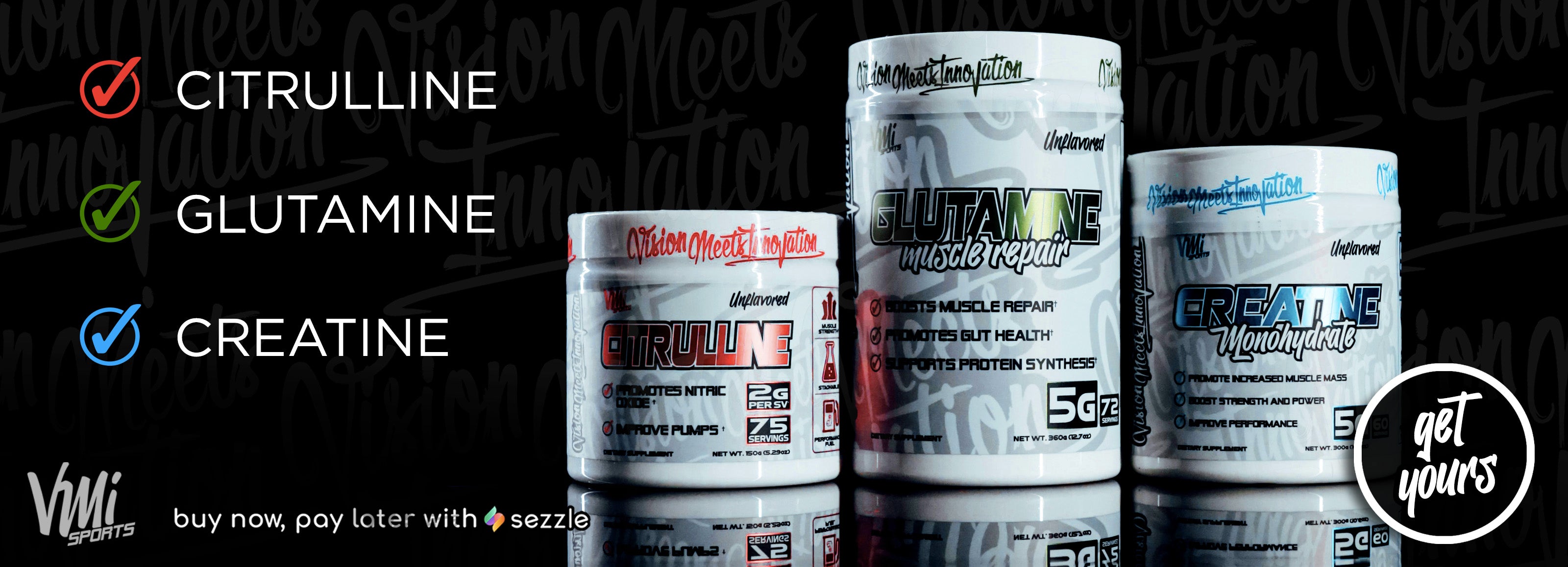 VMI Sports® High Performance Supplements | Vison Meets Innovation