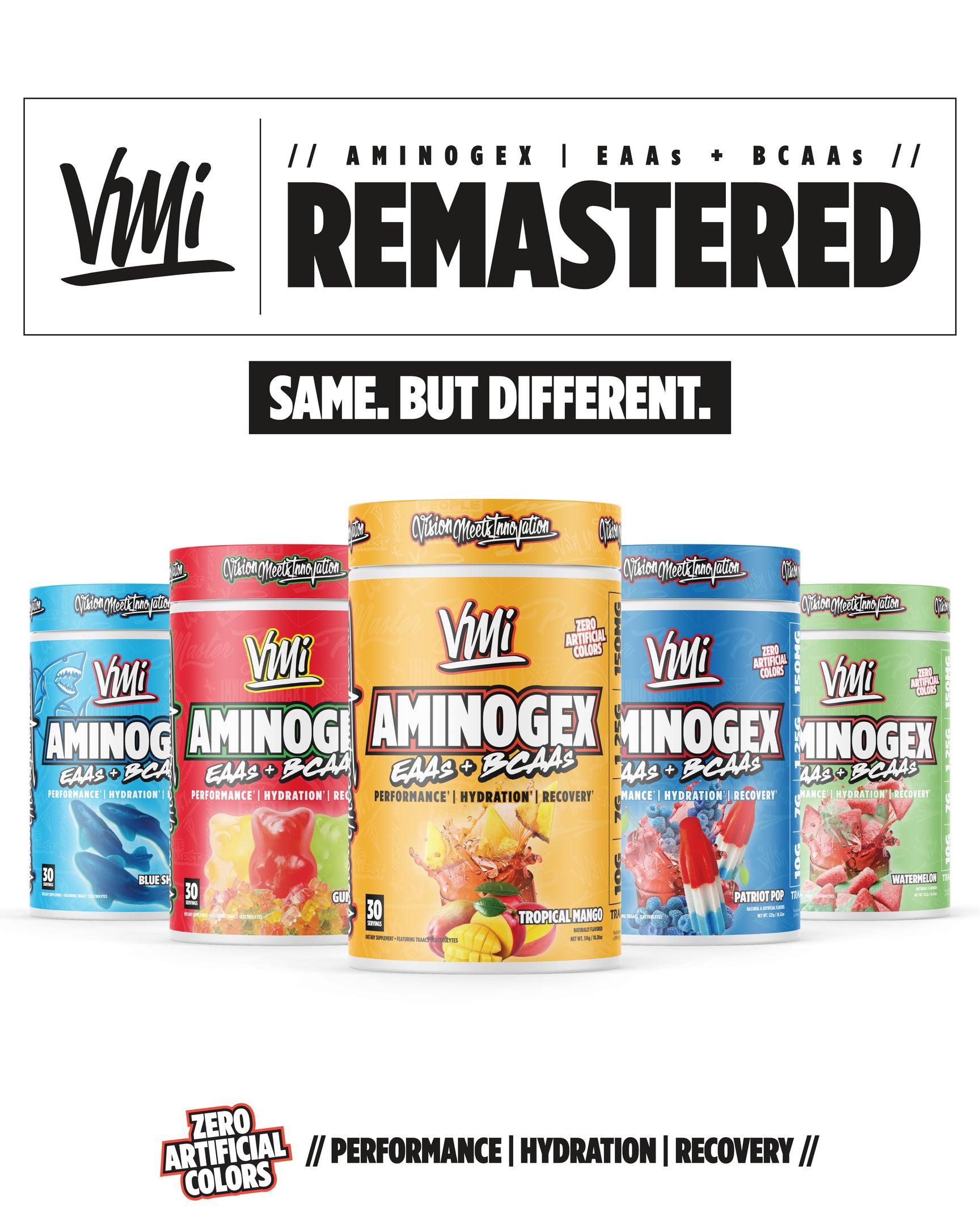 Aminogex EAAs Hydration | BCAAs Powder | BCAA Supplement – VMI Sports